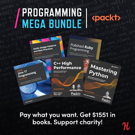 humble tech book bundle programming mega bundle by packt