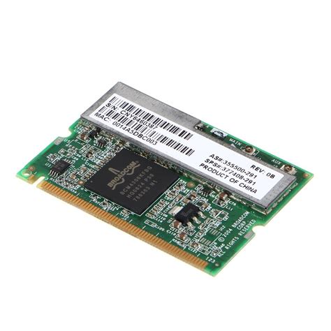 54 Mbps 24 Ghz 80211bg 미니 Pci 무선 Wifi 카드 Hpdelltoshibaacerasus용
