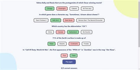 Github Magnusfuruhaugquizreact Quiz App Built Using React