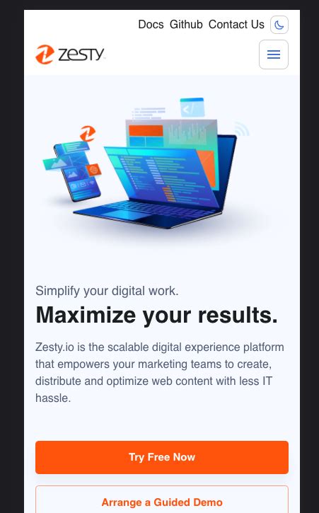 Mobile Homepage · Issue 195 · Zesty Iowebsite · Github