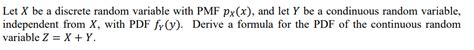 Let X Be A Discrete Random Variable With PMF PX X Chegg