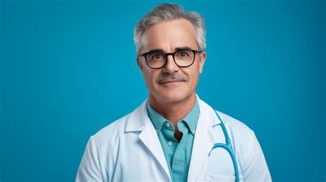 Premium Photo Man In Glasses With Stethoscope