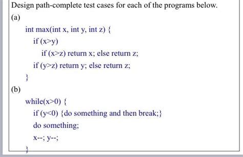 Solved Design Path Complete Test Cases For Each SolutionInn