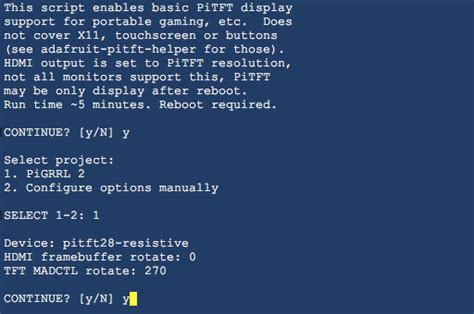 Pitft Setup Running Opengl Based Games And Emulators On Adafruit Pitft