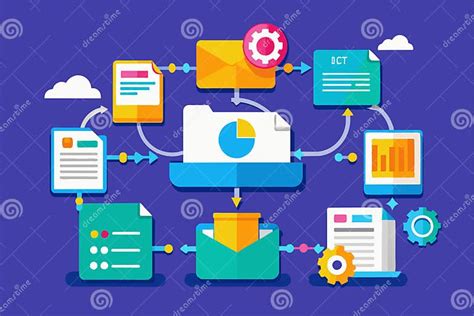 A Vibrant Diagram Showcasing Customizable File Synchronization