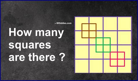 How Many Squares Are There In Figure Best Riddles And Brain Teasers