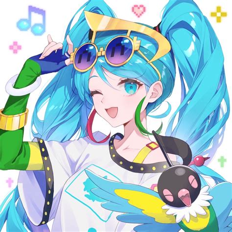 Osage Osage8545675 Chatot Hatsune Miku Normal Miku Project Voltage Nintendo Pokemon