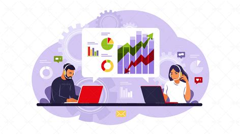 Data Analysis Concept Illustration Graphics Motion Array