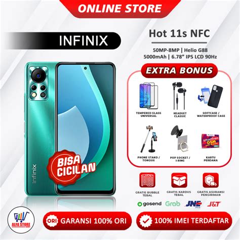 Jual Infinix Hot 11S NFC Ram 8 128Gb Ram 4 64Gb Garansi Resmi Shopee Indonesia