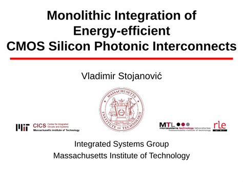 Pdf Monolithic Integration Of Energy Efficient Cmos Silicon Dokumentips