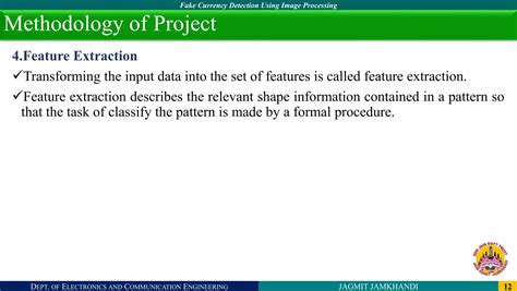Fake Currency Detction Using Image Processing Pptx Photo Editing