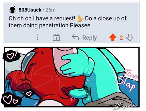Rule 34 Among Us Cyan Among Us Impostor Among Us Malefemale Male Penetrating Female