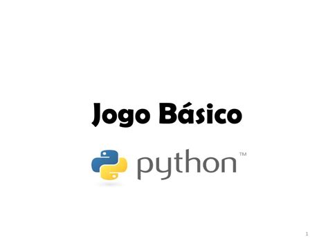 PPT Jogo Basico Python PowerPoint Presentation Free Download ID 562071