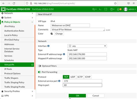 How To Create Dmz Demilitarized Zone On Fortigate Firewall Baris Kaan Yuksel