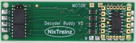 Nixtrainz Decoder Buddy 12 Output V5b 2 2k Ohm Resistor 21 Hw 21mtc Adapter Board Nem660