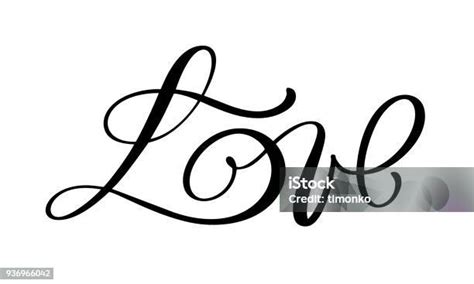 세련 된 빨간색 텍스트로 해피 발렌타인 축 하에 대 한 인사말 카드 디자인을 사랑 해요 레터링 견적입니다 벡터 빈티지 텍스트 레터링 문구입니다 흰색 배경에 고립 리본에 대한