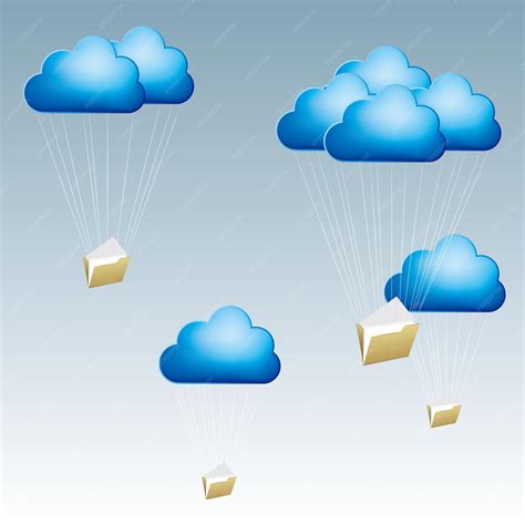 Premium Vector Cloud Computing And Networking Design Concept Data Sharing Concept Design