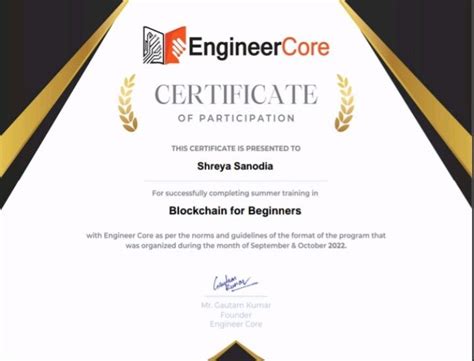 Shreya Sanodiya On Linkedin Blockchain Training Share Summertraining