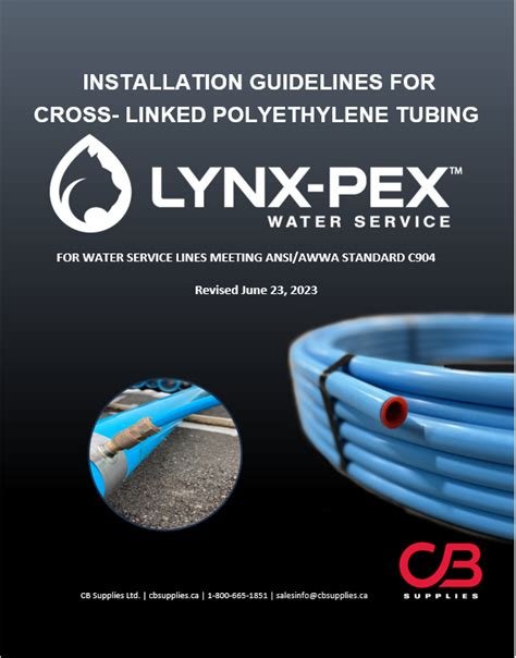 Lynx Pextm Water Service Plumbing Hvac And R And Hydronic Products