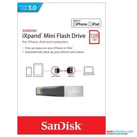 SanDisk IXpand Mini Flash Drive 128GB