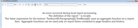 Problem In Calculating Total Of Textbox In Tablix Report Rdlc With If Condition