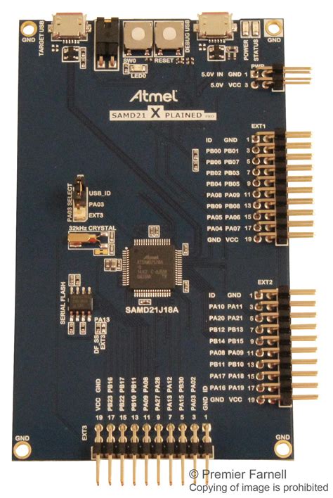 Atsamd21 Xpro Microchip Evaluation Kit Sam D21 Arm® Cortex® M0