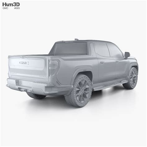Gmc Sierra Ev Crew Cab At4 2024 Modelo 3d Baixar Pickup No
