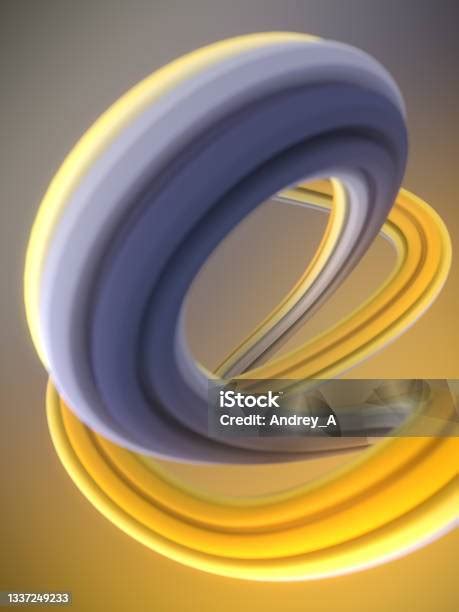 부드러운 곡선 추상선 추상 그라데이션 물결 모양의 기하학적 배경 3d 렌더링 아트 스타일 디지털 일러스트레이션 3차원 형태에 대한 스톡 사진 및 기타 이미지 Istock