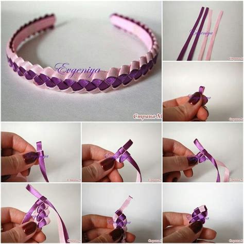 Design Fir Hair Band Diy Headband Ribbon Crafts Diy Ribbon Crafts