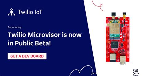 electric imp on twitter twilio microvisor is now in public beta iot device builders can now