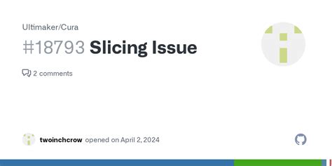 Slicing Issue · Issue 18793 · Ultimakercura · Github