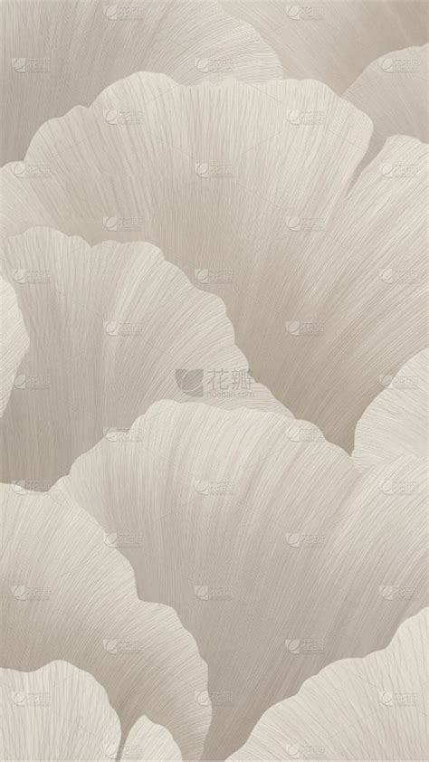 常规植物系列淡雅感银杏叶片纹理背景素材 花瓣网