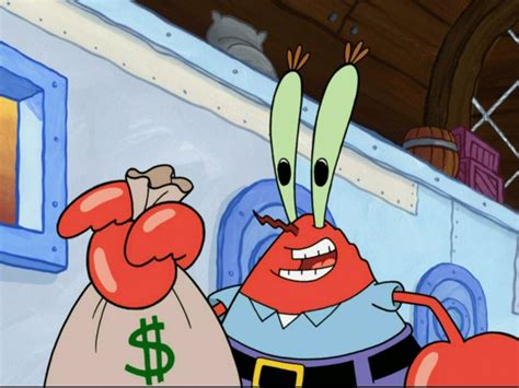 Mr Krabs Money Blank Template Imgflip