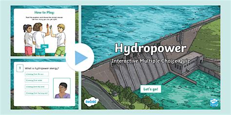 hydropower interactive multiple choice quiz twinkl