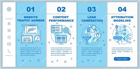 Premium Vector Digital Marketing Benefits Onboarding Mobile Web Pages