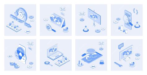 Premium Vector Devops 3d Isometric Concept Set With Isometric Icons Design For Web Collection