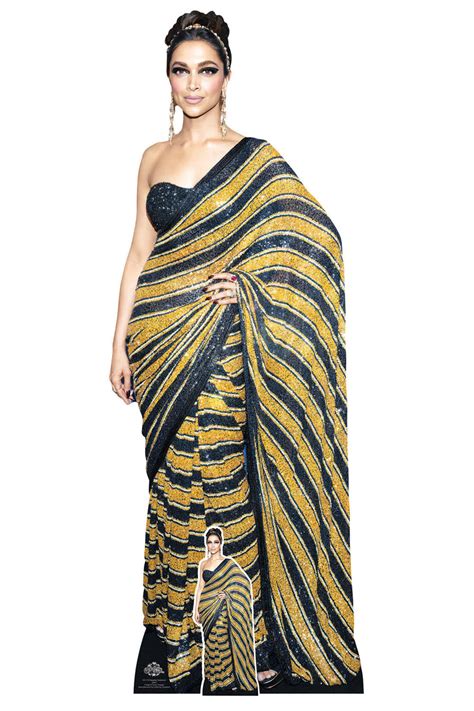 Deepika Padukone Black Dress Lifesize Cardboard Cutout Standee