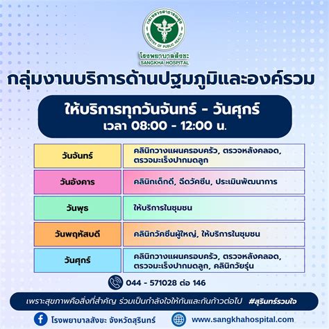 โรงพยาบาลสังขะ ประกาศโรงพยาบาลสังขะ เปิดให้บริการ ให้บริการตลอด 24 ชั่วโมง งานอุบัติเหตุ
