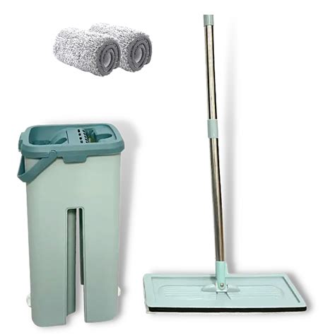 ᐉ Швабра з відром і самовіджимом Scratch Cleaning Mop Dry для ...
