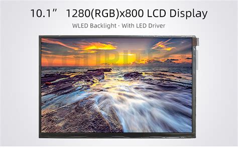 Quality 10 1inch 1280 800 Ips Wide Viewing Angle Outdoor High Brightness Lcd Module Youritech