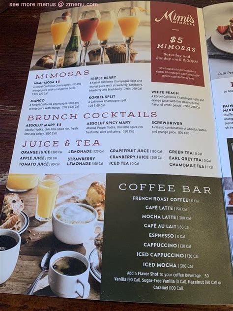 Online Menu Of Mimis Cafe Restaurant Scottsdale Arizona 85260 Zmenu