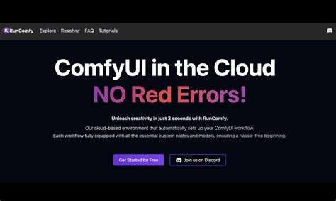 Runcomfy Comfyui Cloud Resource Fyi