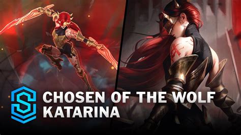 Chosen Of The Wolf Katarina Skin Spotlight Pre Release Pbe Preview League Of Legends Youtube