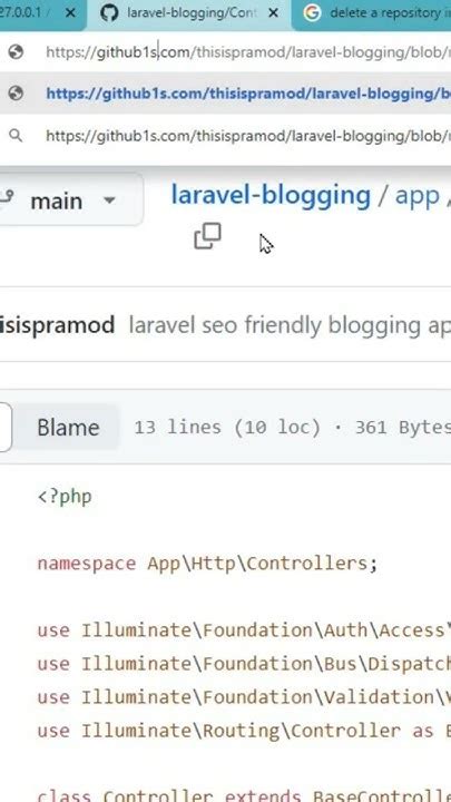 View Your Github Project Code Into A Code Editor In A Second Shorts
