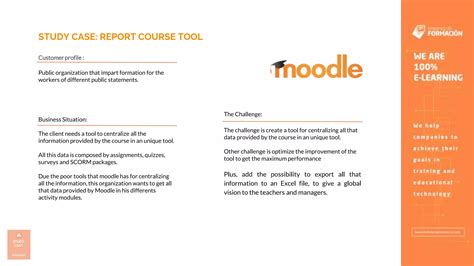 advance moodle report ppt