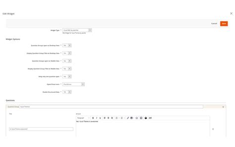 l FAQ Widget for Hyvä Themes Extension JaJuMa Develop