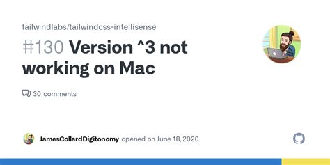 Version 3 Not Working On Mac · Issue 130 · Tailwindlabstailwindcss Intellisense · Github