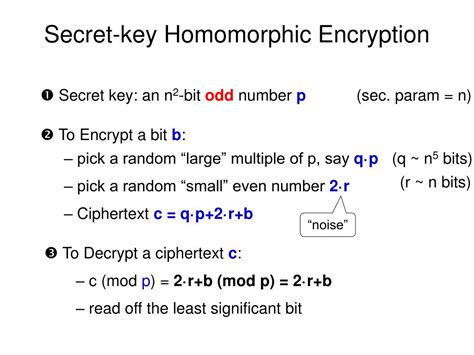 ppt fully homomorphic encryption powerpoint presentation free