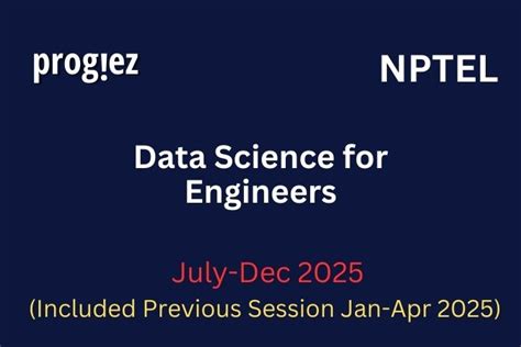 All Week 1 8 Data Science For Engineers Nptel Answers