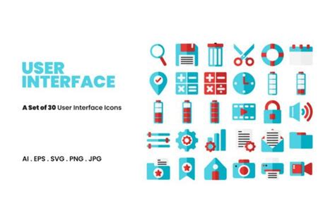 30 Items UI Color Icon Set Graphic By SetiawanAPDesignWorks Creative Fabrica 30 Items UI Color Icon Set Graphic By SetiawanAPDesignWorks Creative Fabrica